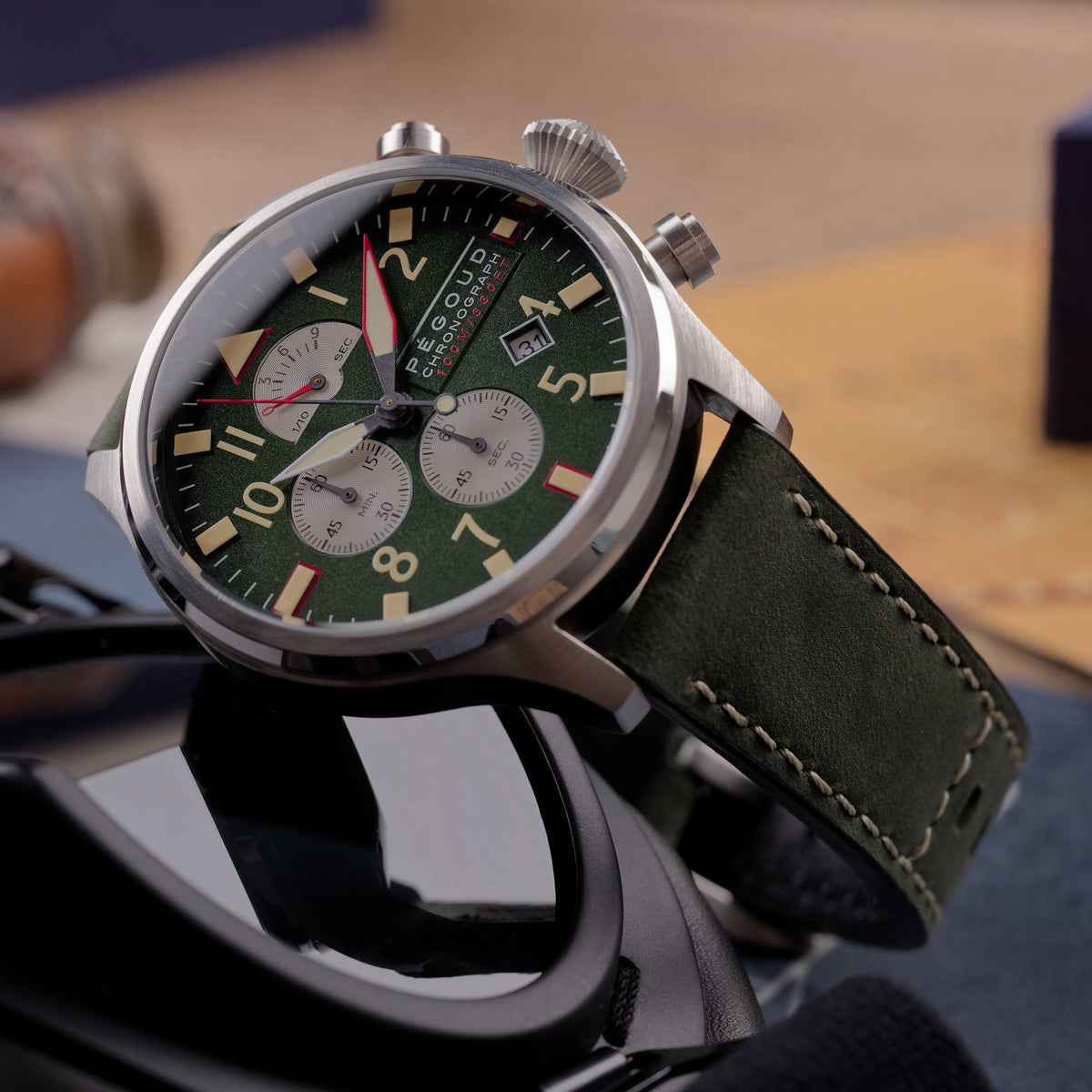 BASIL GREEN - Pégoud Watches
